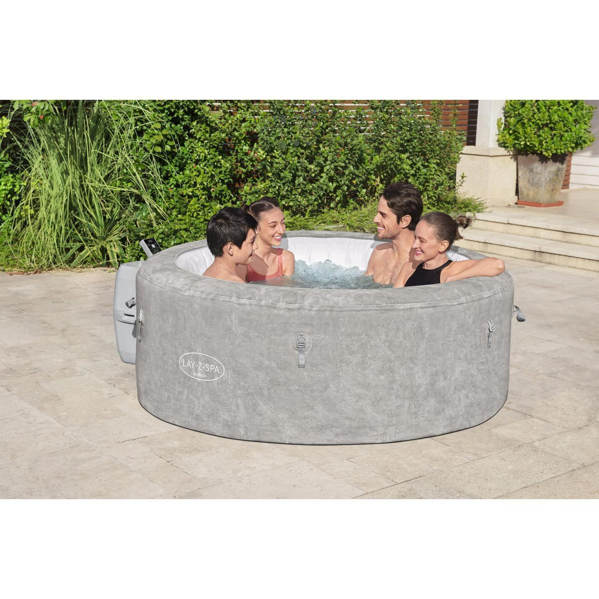 Hot Tub Spa Inflable Zurich Airjet EnergySense Lay-Z-Spa® 1.80M X 66Cm ...