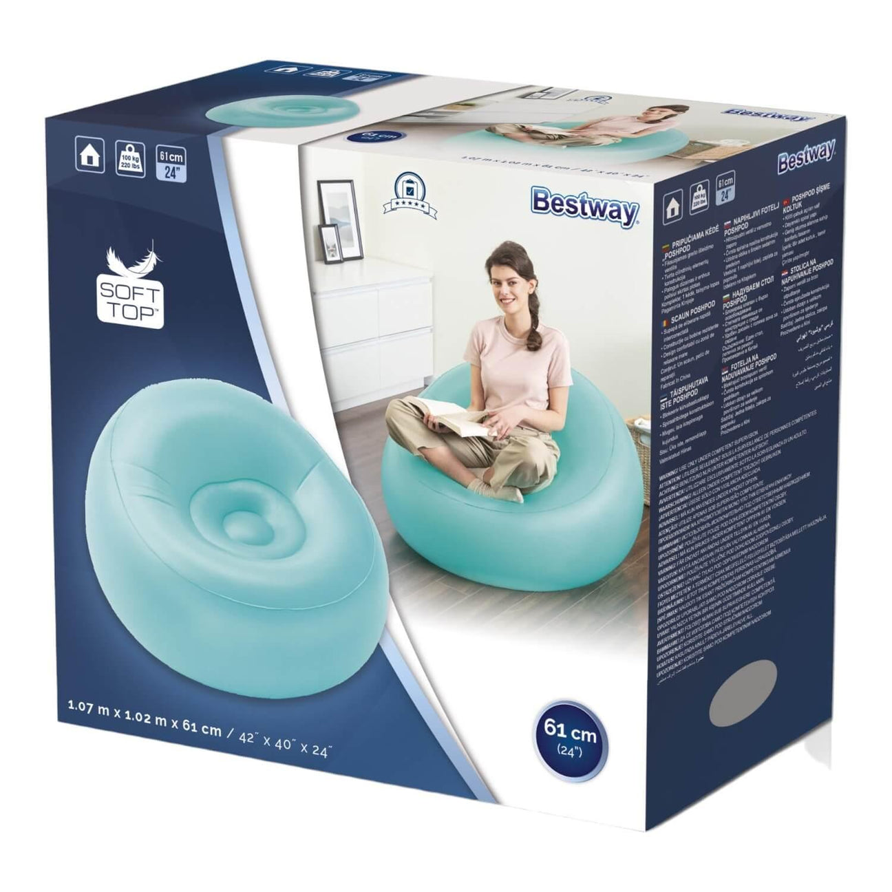 Sillón Inflable Poshpod 1.07MX1.02MX61Cm Bestway – Bestway