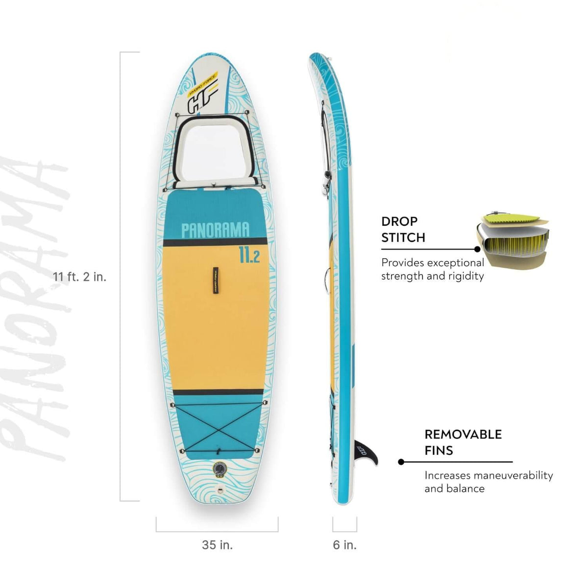 Stand Up Paddle Inflable Set con ventana 340x89x15cm Bestway – Bestway
